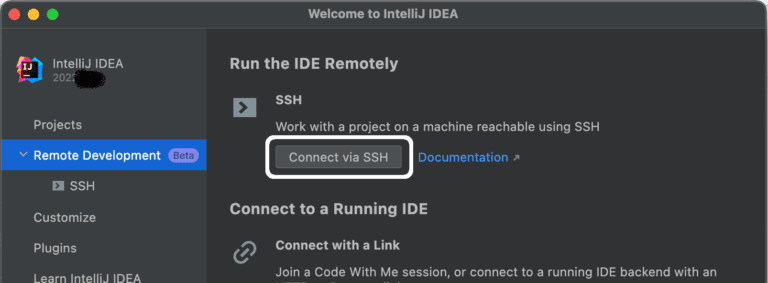 IntelliJ IDEA 원격 개발 연동하기 - 오솔길