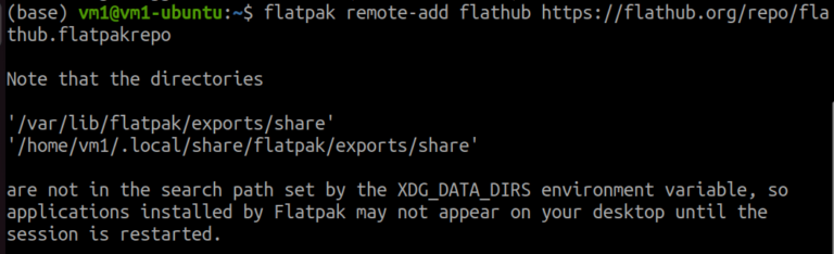 Ubuntu flatpak 설치하고 flathub 설정하는 방법 - 오솔길