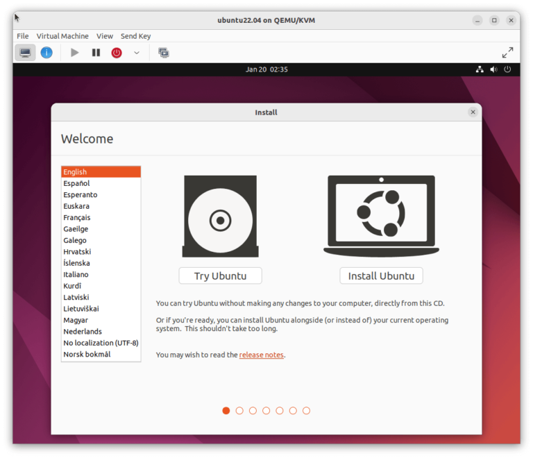 Ubuntu 22.04 QEMU/KVM 설치 및 사용방법 - 오솔길