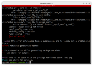 Python mysqlclient 설치 오류 해결 방법 2가지(MySQLdb) - 오솔길