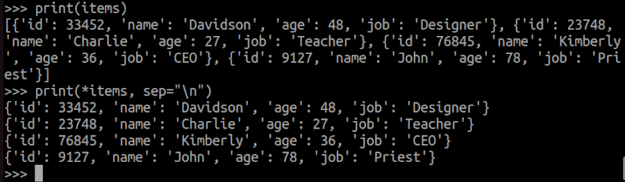 Python print 사용법 3가지(sep, end, ANSI color 출력) - 오솔길