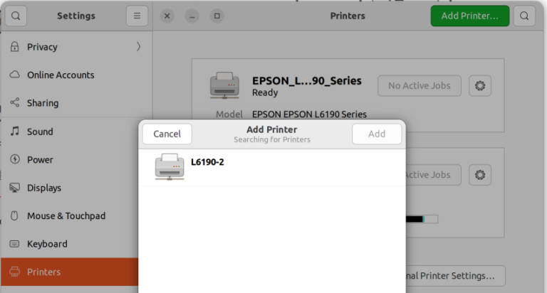 우분투 엡손 프린터 드라이버 다운로드 및 설치 방법 - 오솔길