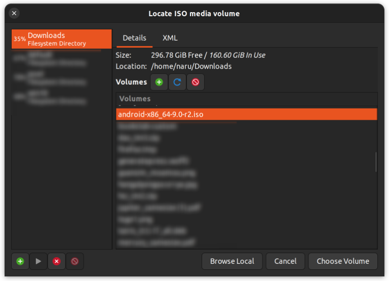 QEMU/KVM Android x86 가상머신 설치 방법 - 오솔길